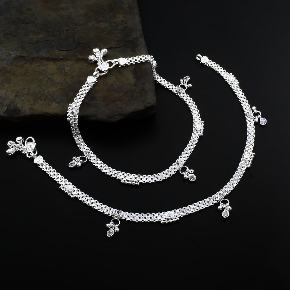 Chandi ki Payal designs at genuine prices| Latest Silver Payal designs ...