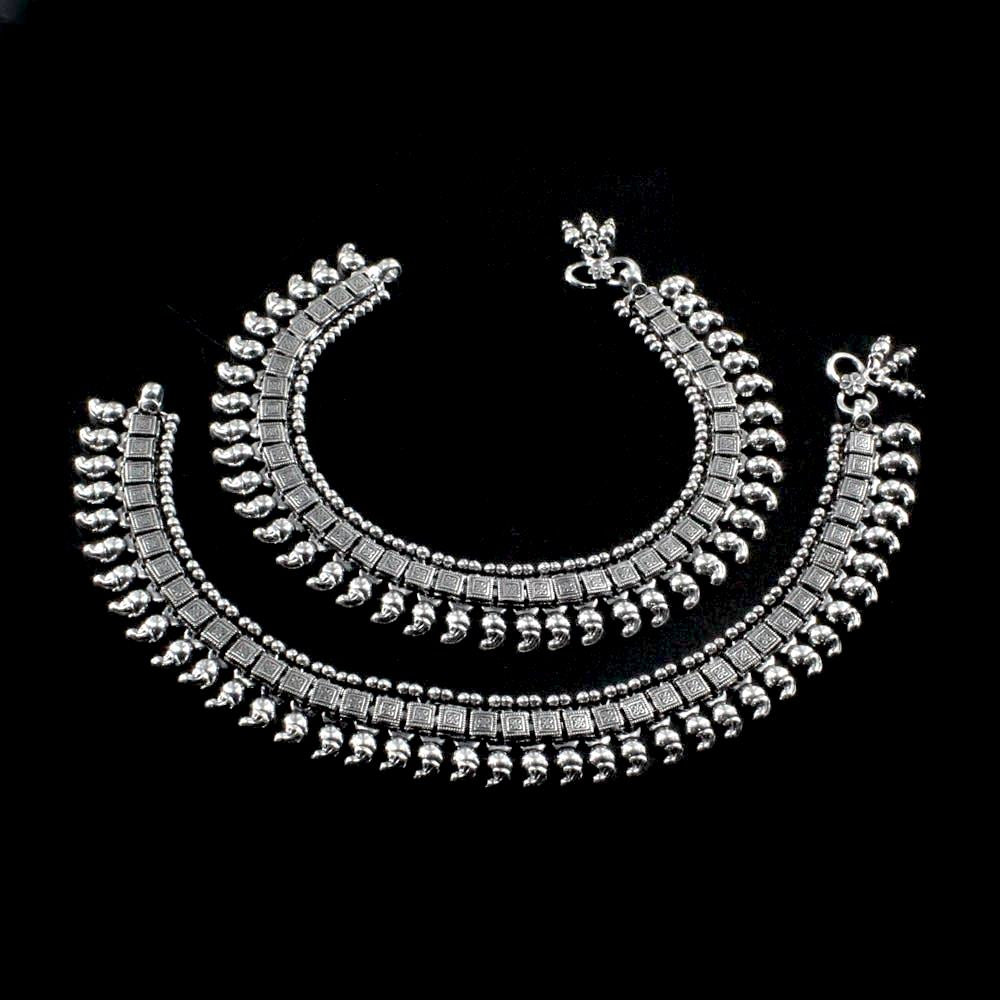 Silver Anklets - Karizma Jewels