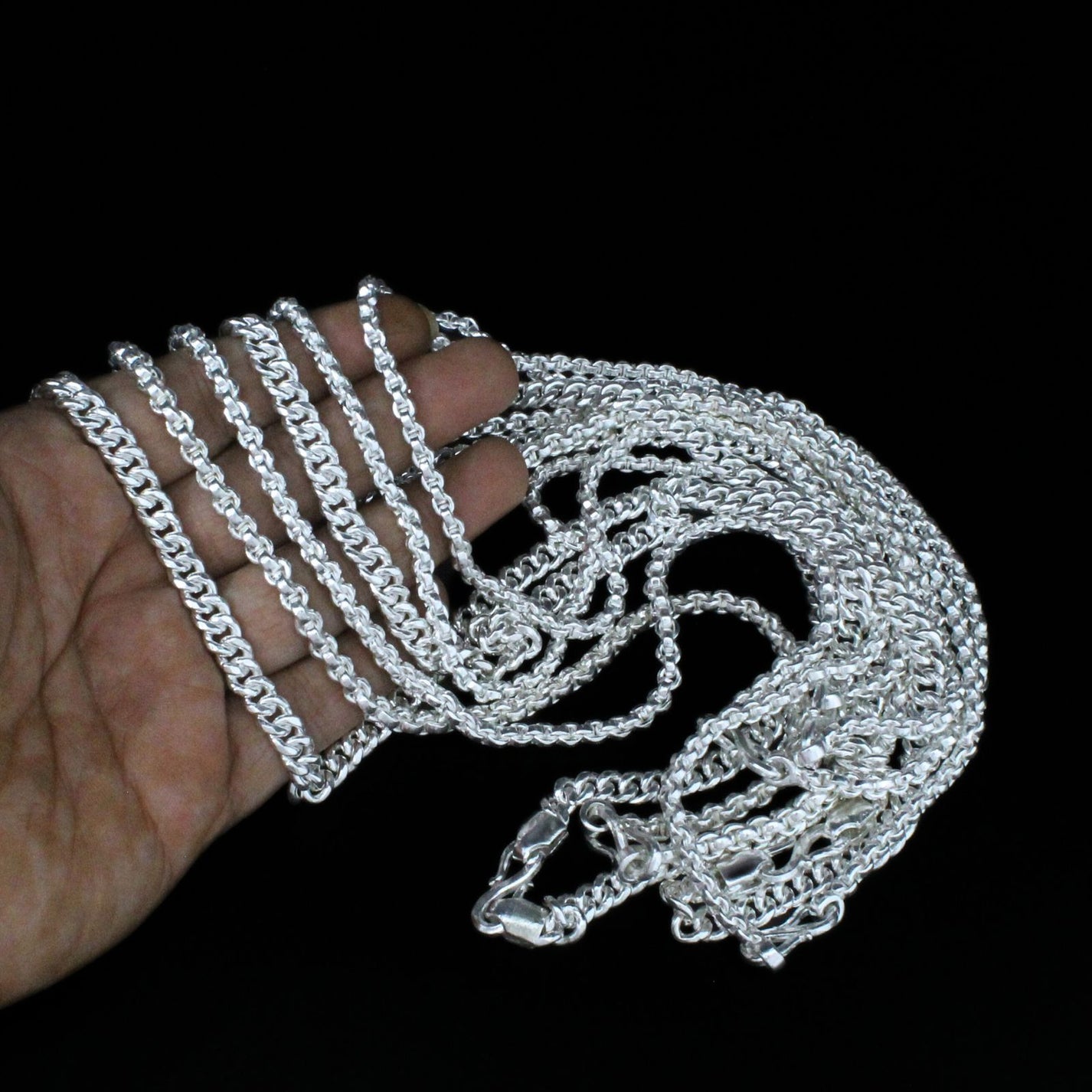 Buy Online- 999 Pure Silver Chain used for Astrology – Karizma Jewels