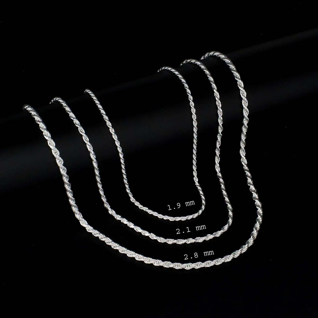 Buy Silver Chains for Neck | 925 Silver Chains for Men and Women ...