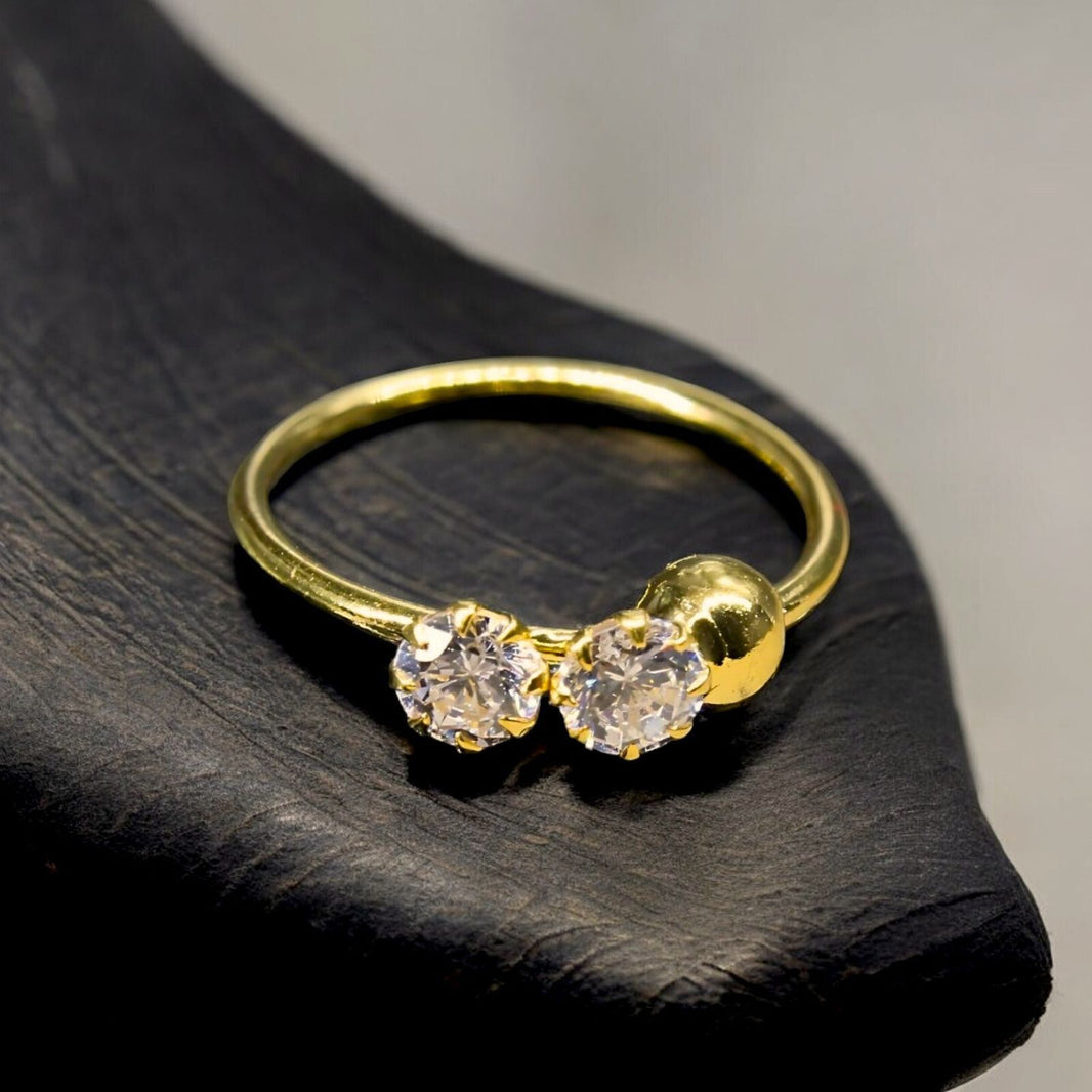 Buy Gold Nose Pins | Gold Nath at best Indian Prices Online – Karizma ...