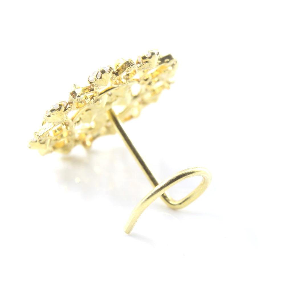 Party wear Sterling Silver Nose pin for Women – Karizma Jewels