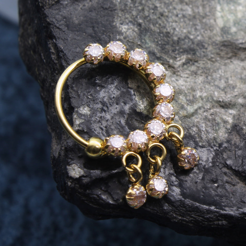 Real Gold Nose Rings – Karizma Jewels