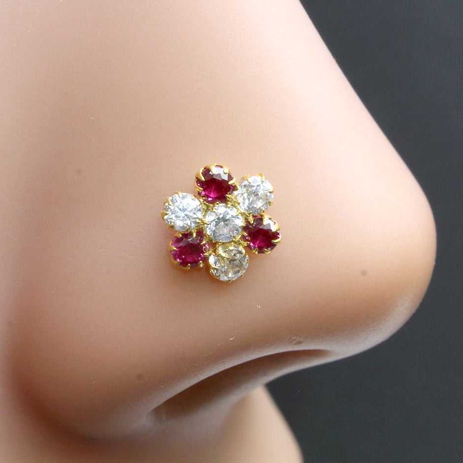 Real Gold Nose Rings – Karizma Jewels