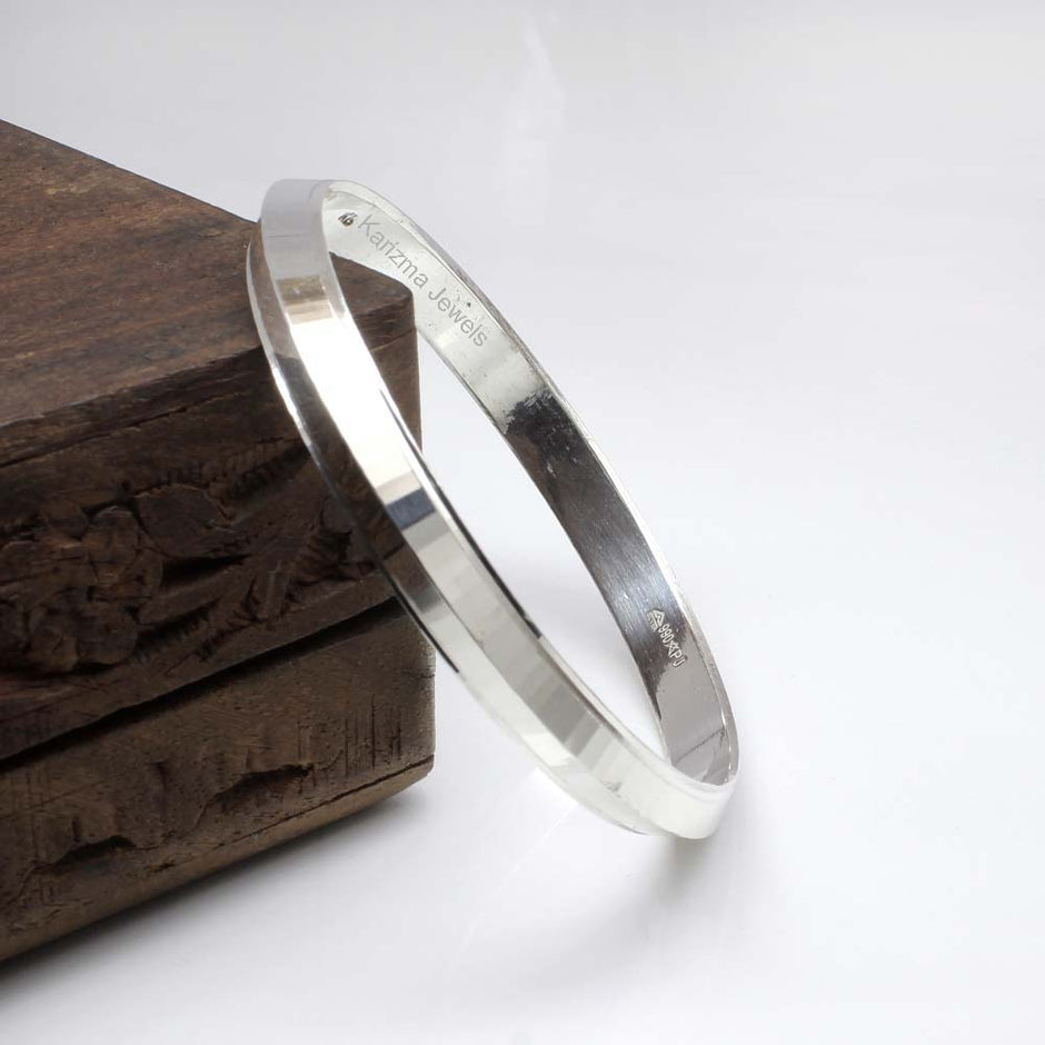 Trending Silver Kada for Men| Chandi ka Kada| Buy Men's Silver Bangle ...