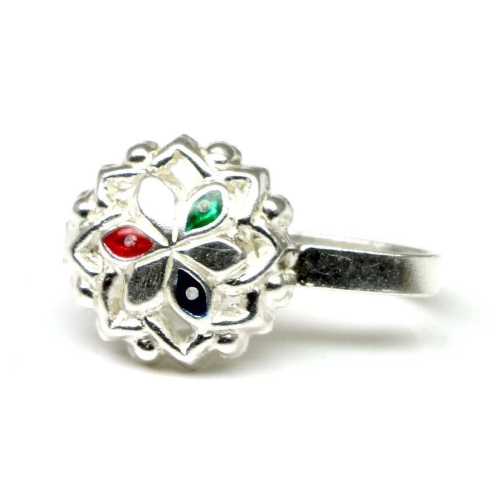 handmade indian daisy clip on nose rings stud pure 925 sterling mothers ...